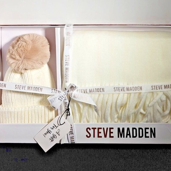 Steve Madden | Accessories | Steve Madden Womans Hat And Scarf Gift Set ...